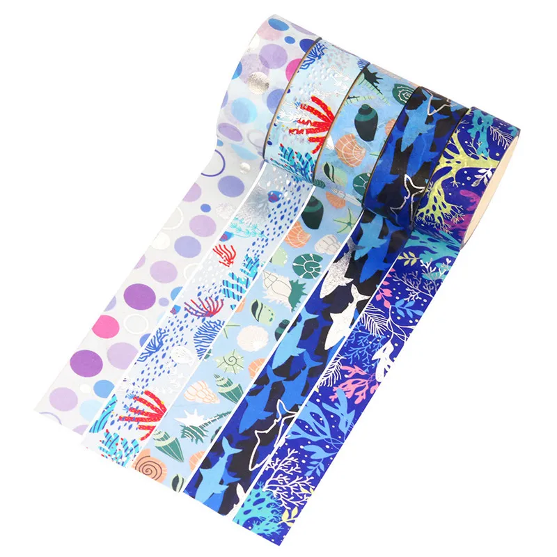 Ruban adhésif,Ruban Washi métallique doré japonais pour Scrapbooking ...