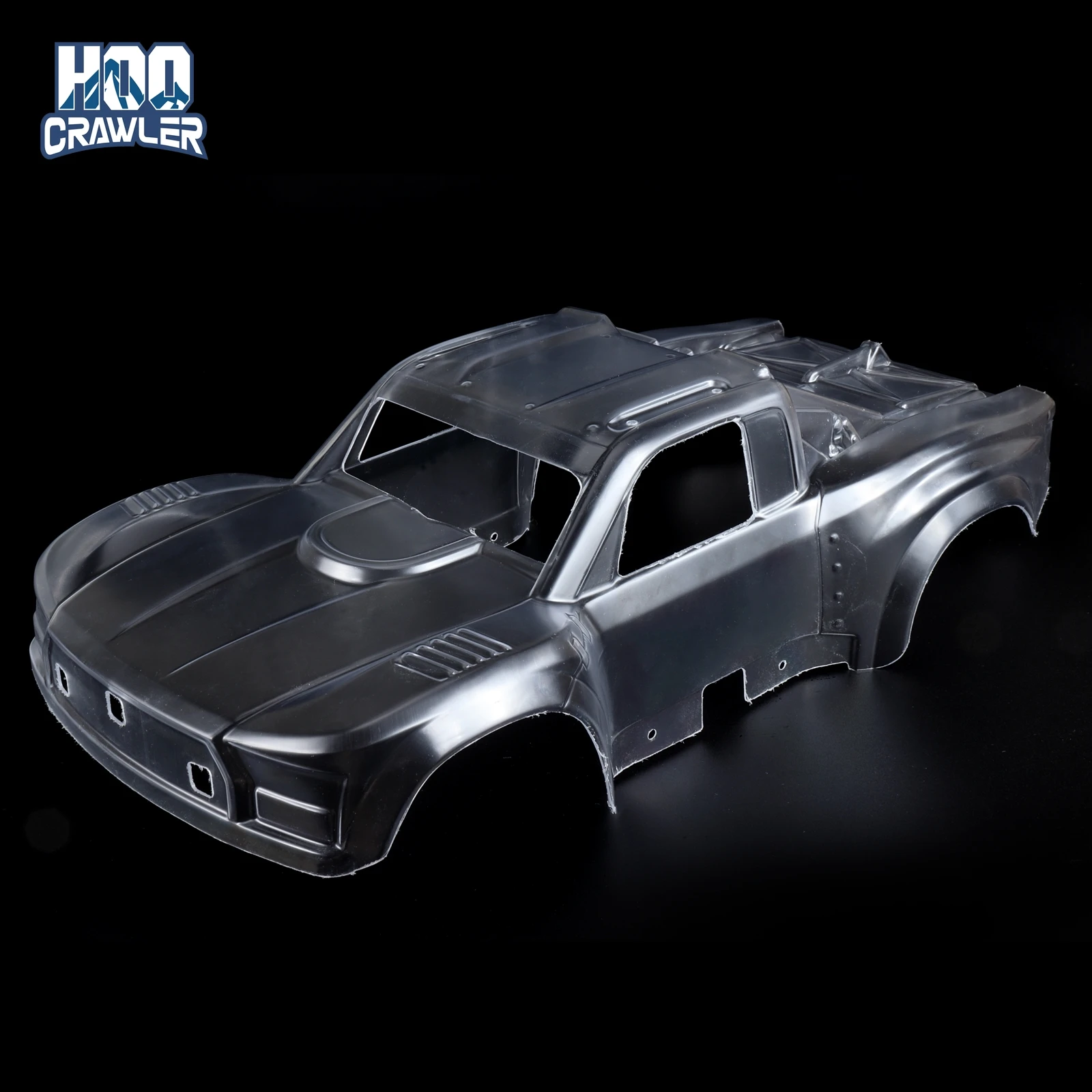 HooCrawler 1/14 RC Truk Bodyshell Pre-Cut Clear Pickup Body Shell Kit ...