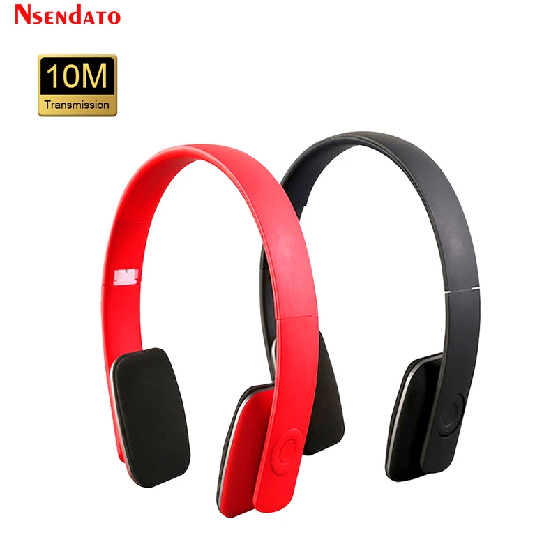 Wireless Headband Bluetooth 4.2 Stereo Headset with Mic 3.5mm Stereo ...