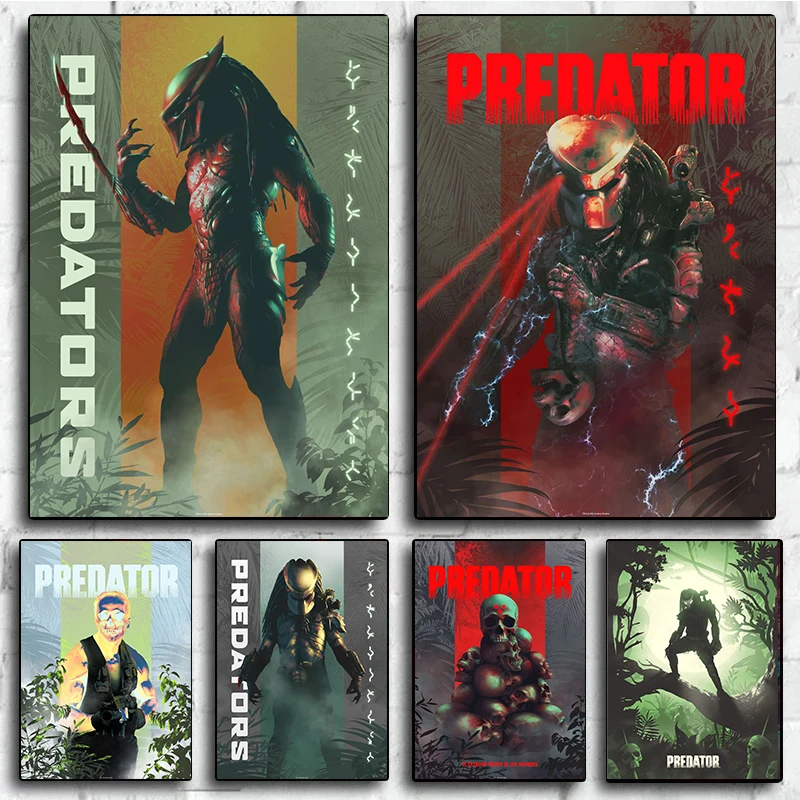 The-Predator-Poster-Arnold-Schwarzenegger-Monster-Hot-Movie-Prints-Art ...