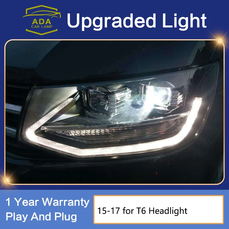 Car Accessories for VW Transporter Caravelle Multivan T6 led Headlight ...