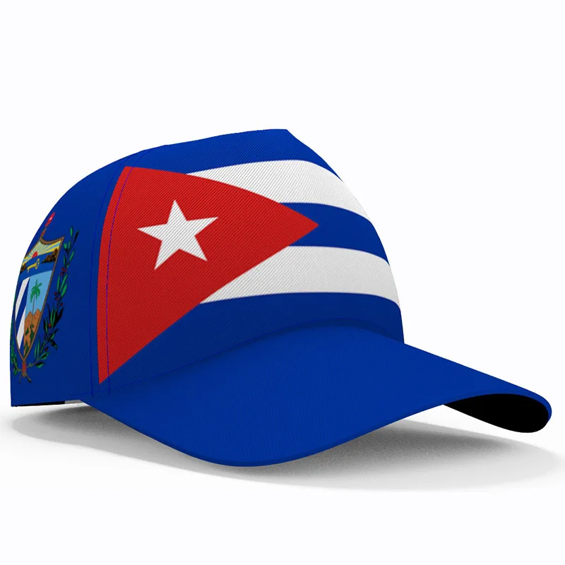 Cuba Youth Student Hat Diy Custom Name Number Print Photo Nation Flag ...