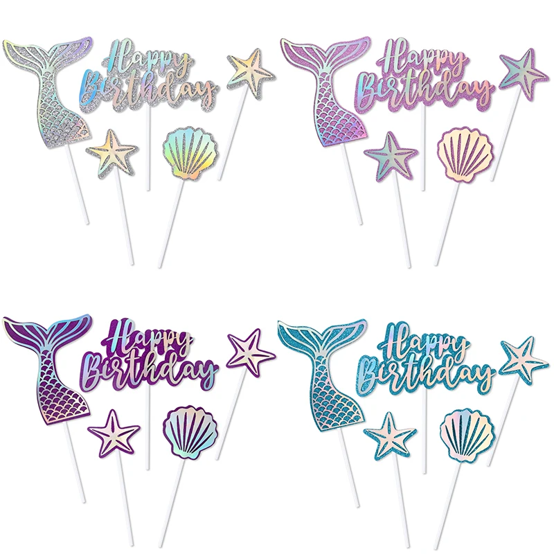 Mermaid-parti-kek-dekor-Glitter-kabuk-denizy-ld-z-Mermaid-kuyruk-kek ...