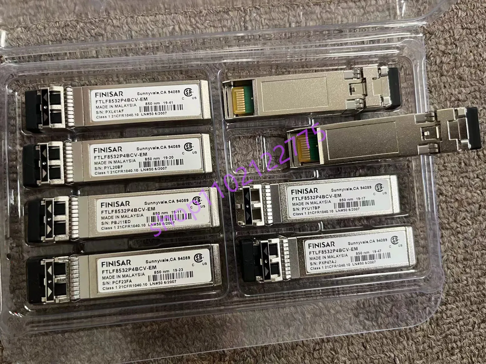 Finisar-32g-Fiber-SFP-mod-l-FTLF8532P4BCV-EM-850nm-32g-Multimode-Fiber ...