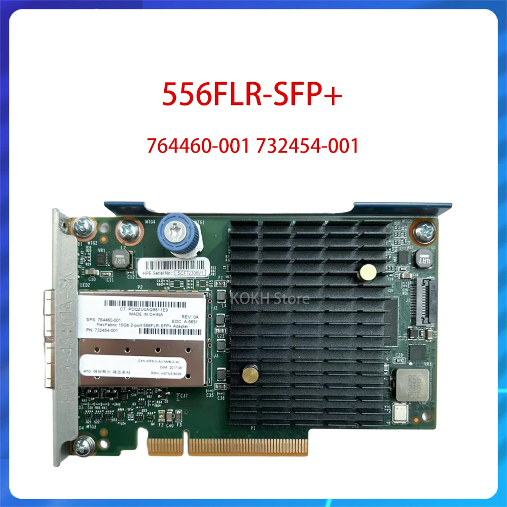 Original-FLEXFABRIC-10GB-Dual-Port-556FLR-SFP-732454-001-764460-001 ...