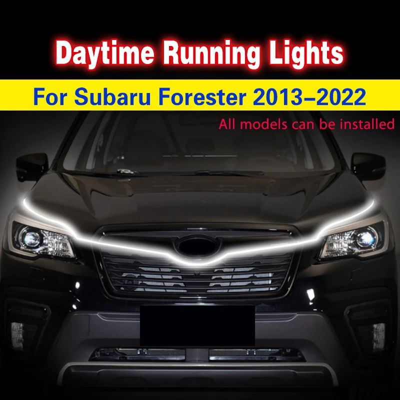 For Subaru Forester 2013-2022 12V LED DRL Daytime Running Light ...