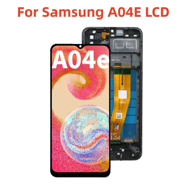 Pantalla LCD Original A04E de 6,5 pulgadas para Samsung Galaxy A04e, A042F, digitalizador de ...