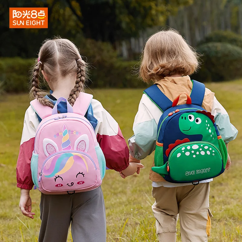 SUN-EIGHT-Backpack-child-girl-with-traction-line-Girls-school-backpack ...