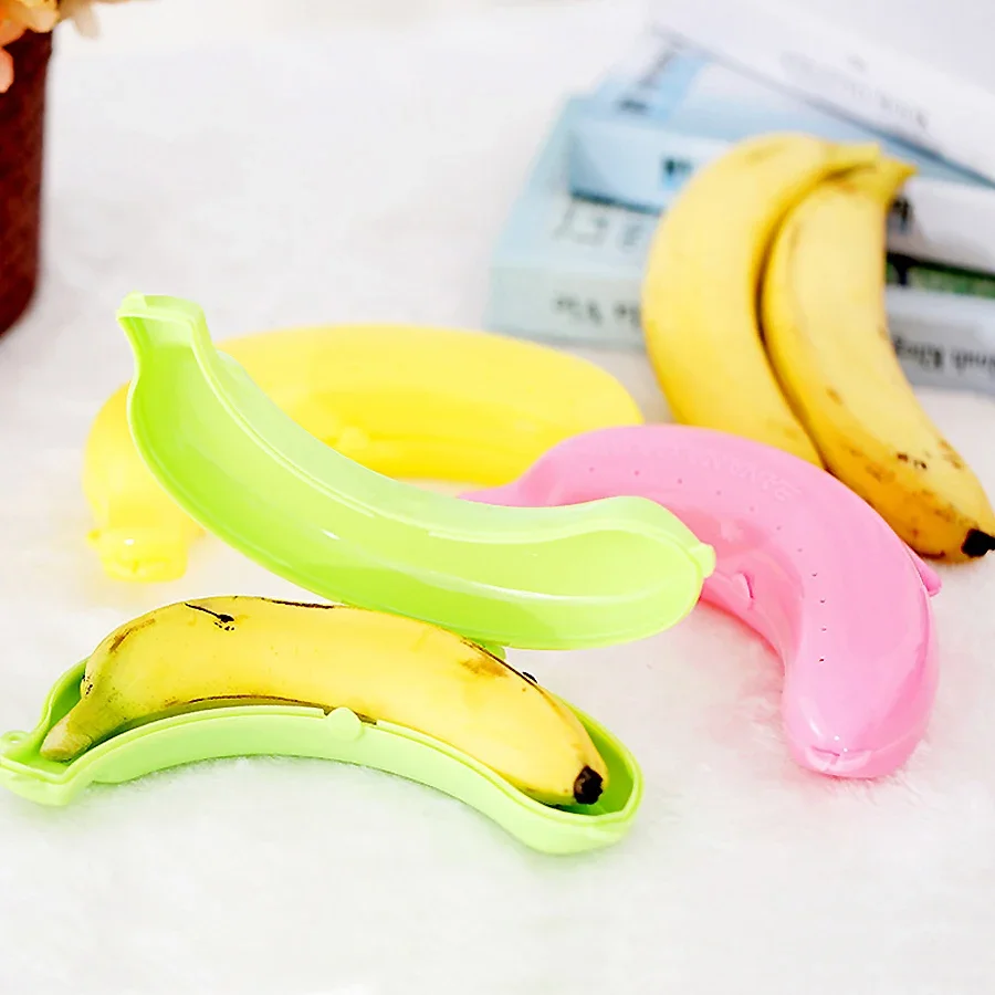 Banana Storage Box for Outdoor Travel Cute Case Protector Container ...