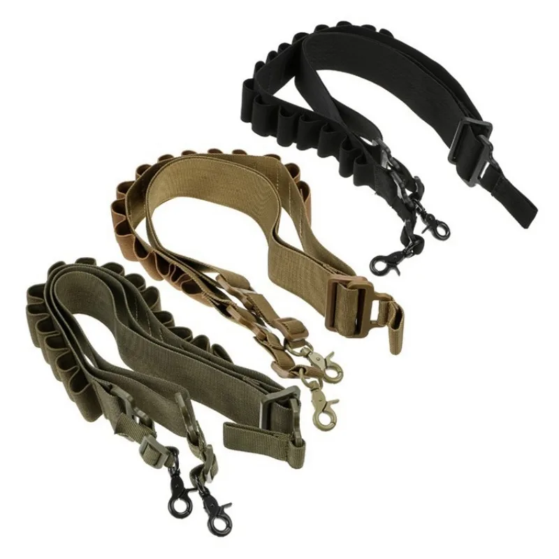 Function-Tactical-Shooting-Gun-Sling-5-Hole-Shotgun-Carry-Strap-Molle ...