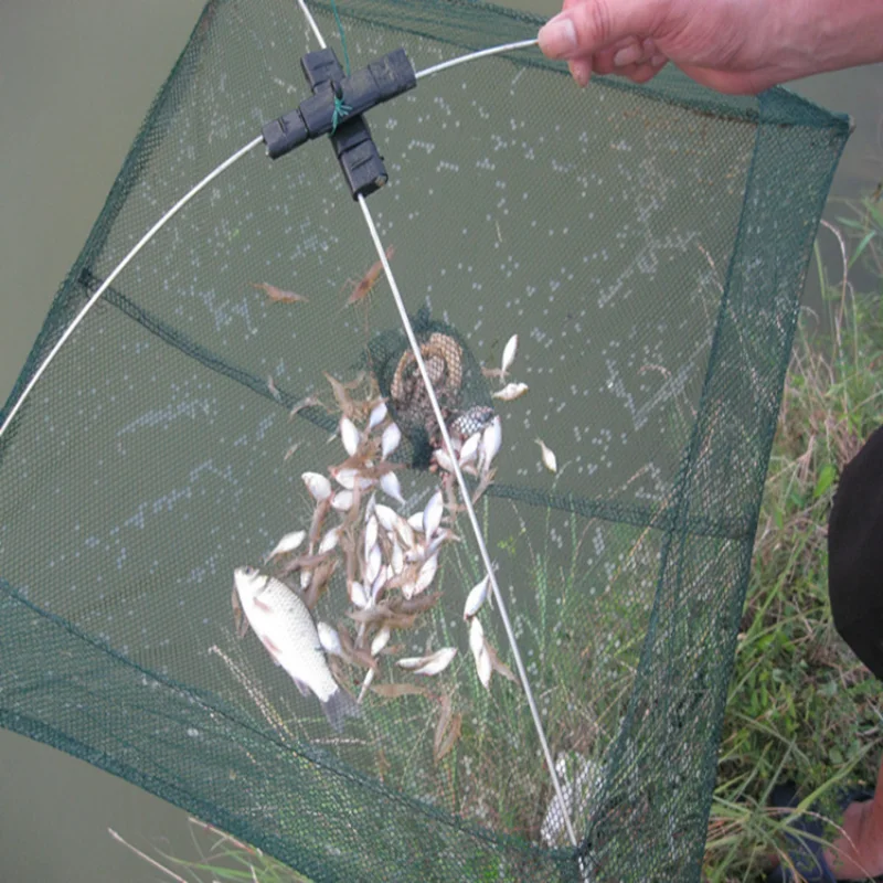 Portable-Folding-Square-Fishing-Net-Fish-Network-Fish-Shrimp-Crab-Baits-Cast-Mesh-Trap-Fishing ...