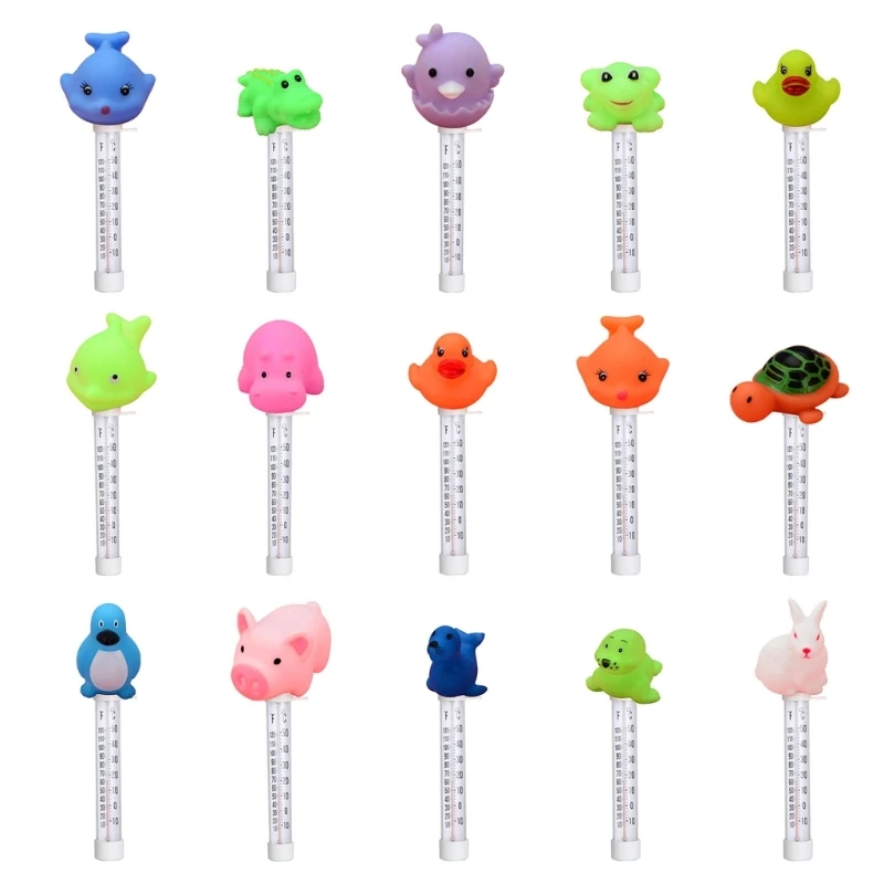 Swimming-Pool-Thermometer-Cartoon-Animal-Floating-Thermometer-Easy-Read ...