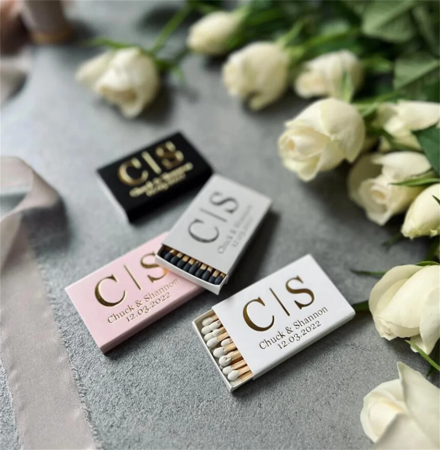 Custom-matchboxes-Printed-on-match-boxes-directly-not-sticker-Gold-Foil ...