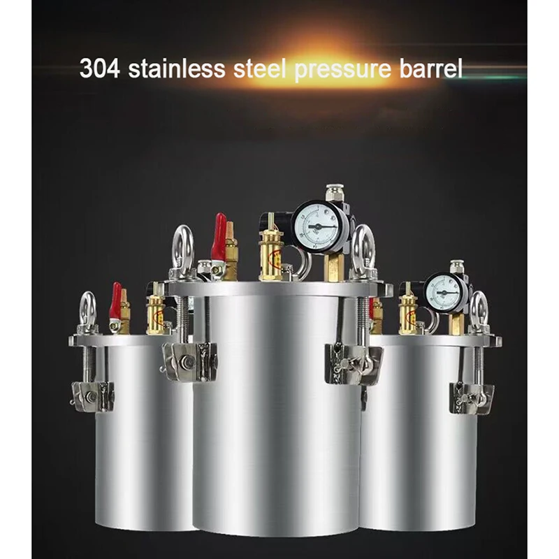 Storage-Bucket-2L-304-Stainless-Steel-Dispenser-Pressure-Tank-Pressure ...