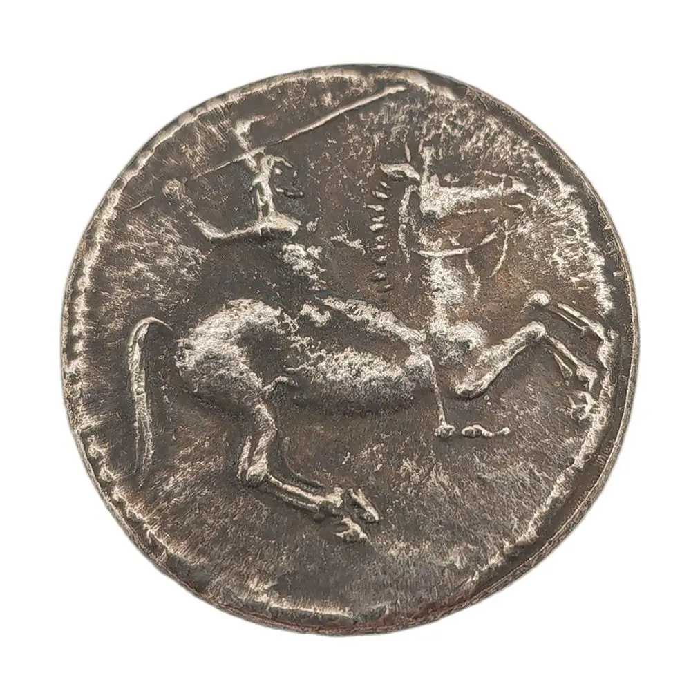 Moneda conmemorativa de la antigua grecia, colección con patrón de ...