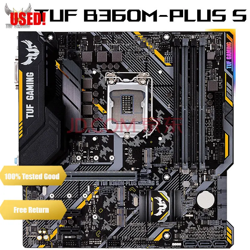 ASUS-placa base B360M-PLUS GAMING S, Intel LGA1151, B360, Chipset DIMM DDR4, compatible con i7 ...