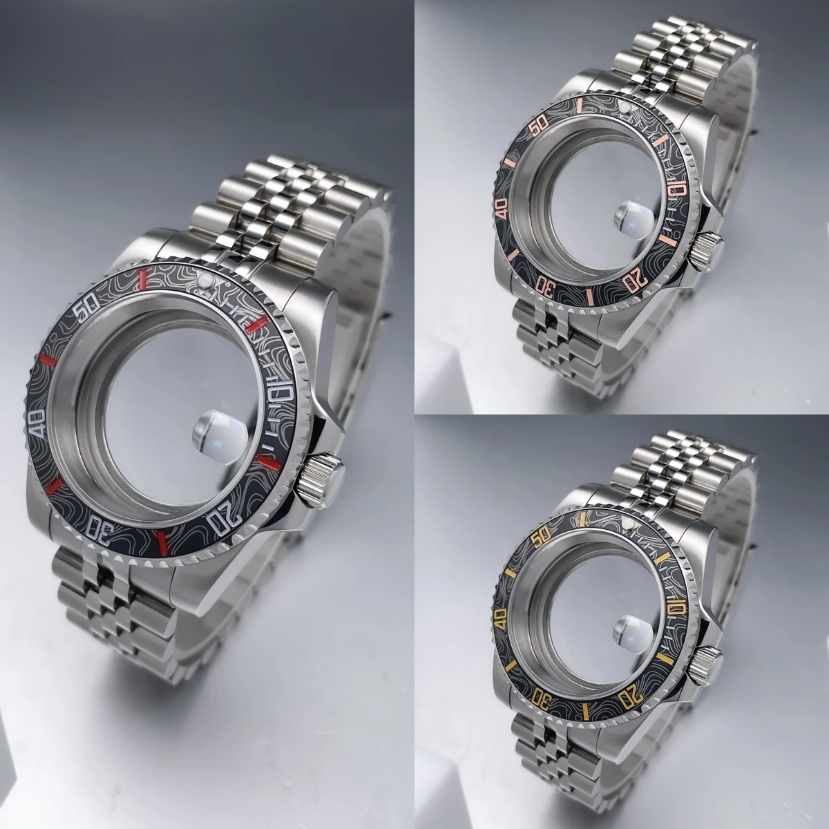 Caja NH35 de 40mm, subbisel Gmt, correa Jubile, cristal de zafiro de ...