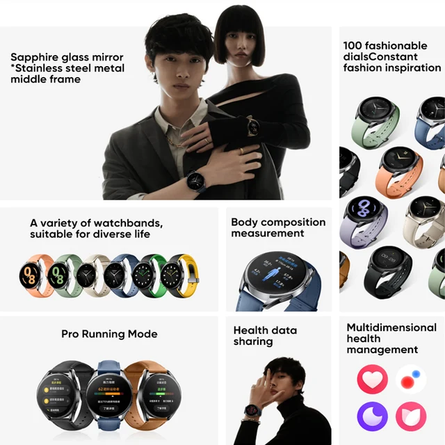 World Premiere Xiaomi Watch S2 42mm/46mm Smartwatch 1.32”/1.43” AMOLED ...