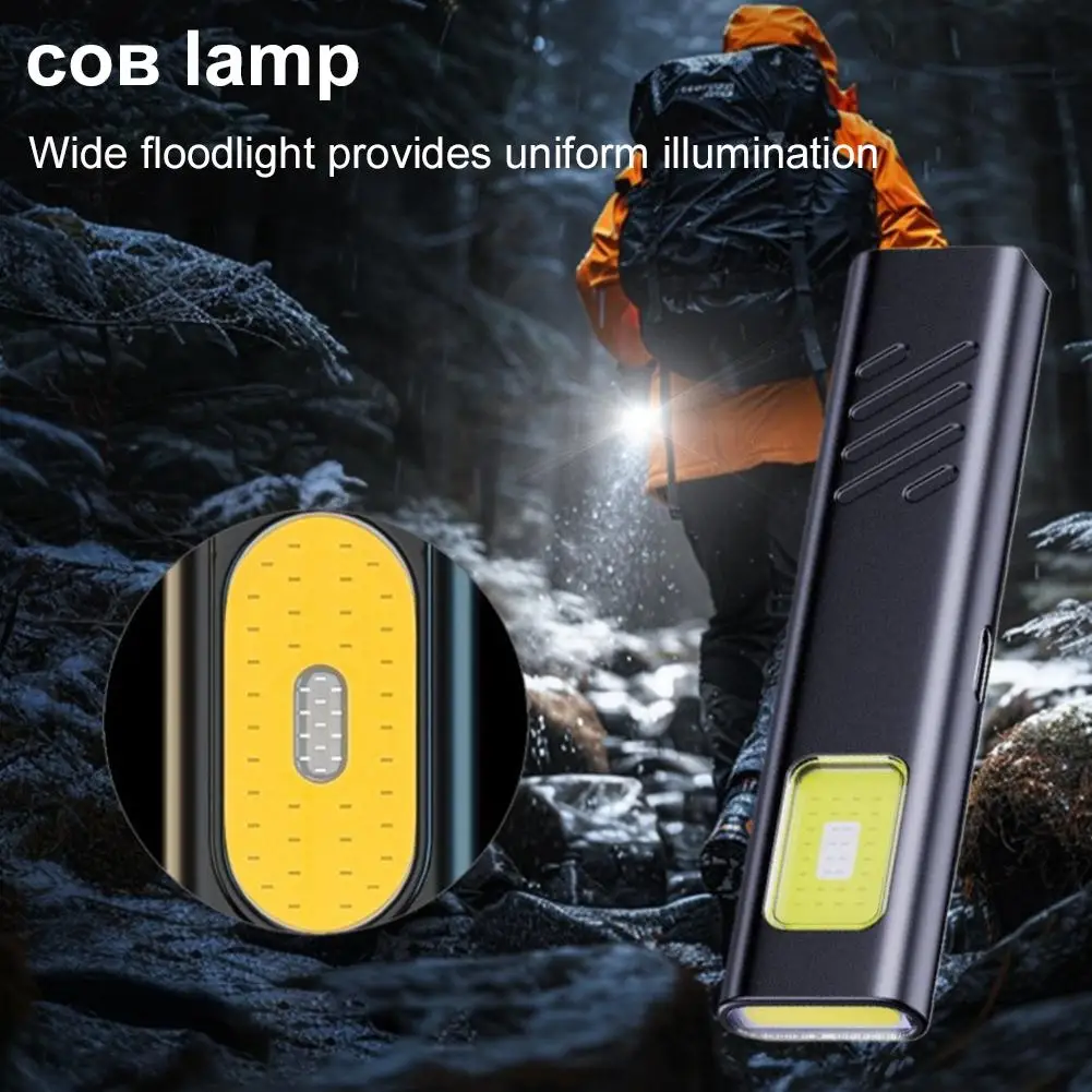 Magnetic dual light source cob work light for car maintenance, handheld ...