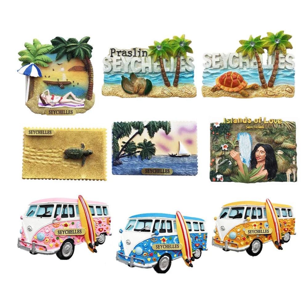Africa Seychelles Tourist Souvenir Magnetic Sticker Fridge Magnetic ...