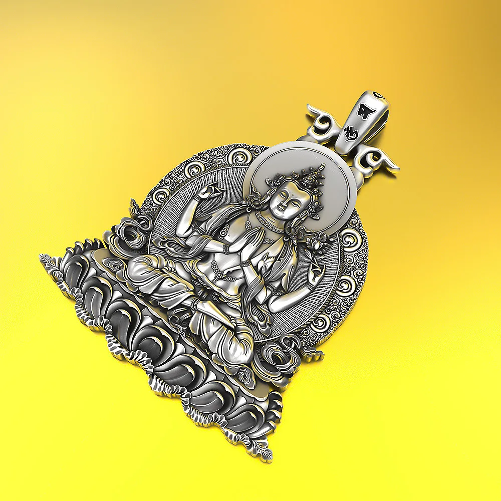 NY National Tide Four armed Guanyin Quasi ti Buddha Mother's Life ...