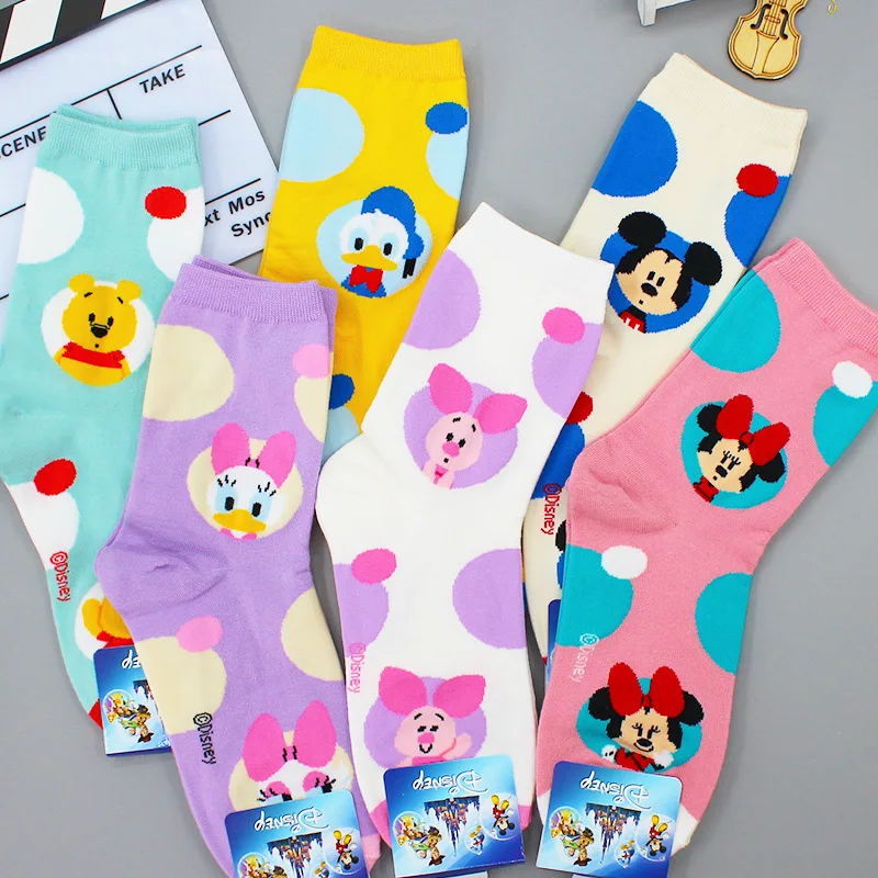 Cartoon-Mickey-Minnie-Disney-Daisy-Duck-Printing-Stockings-Women-s ...