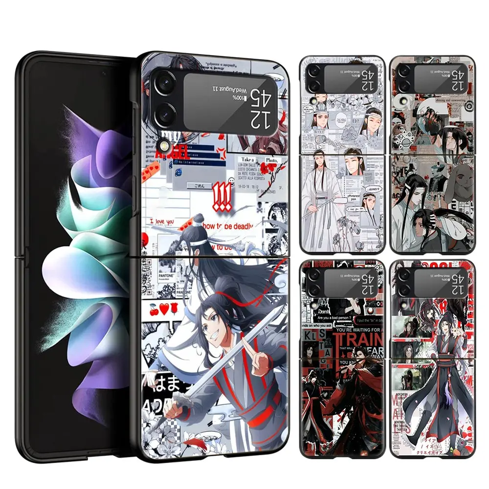 For-Samsung-Galaxy-Z-Flip-3-4-5-Hard-Black-Folding-PC-Phone-Case-Mo-Dao.jpg