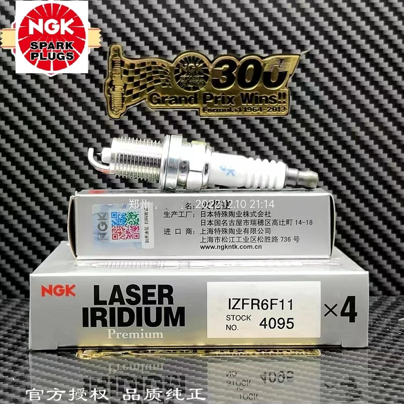 4Pcs-Original-NGK-IZFR6F11-4095-Iridium-Platinum-Spark-Plugs-For-Buick ...
