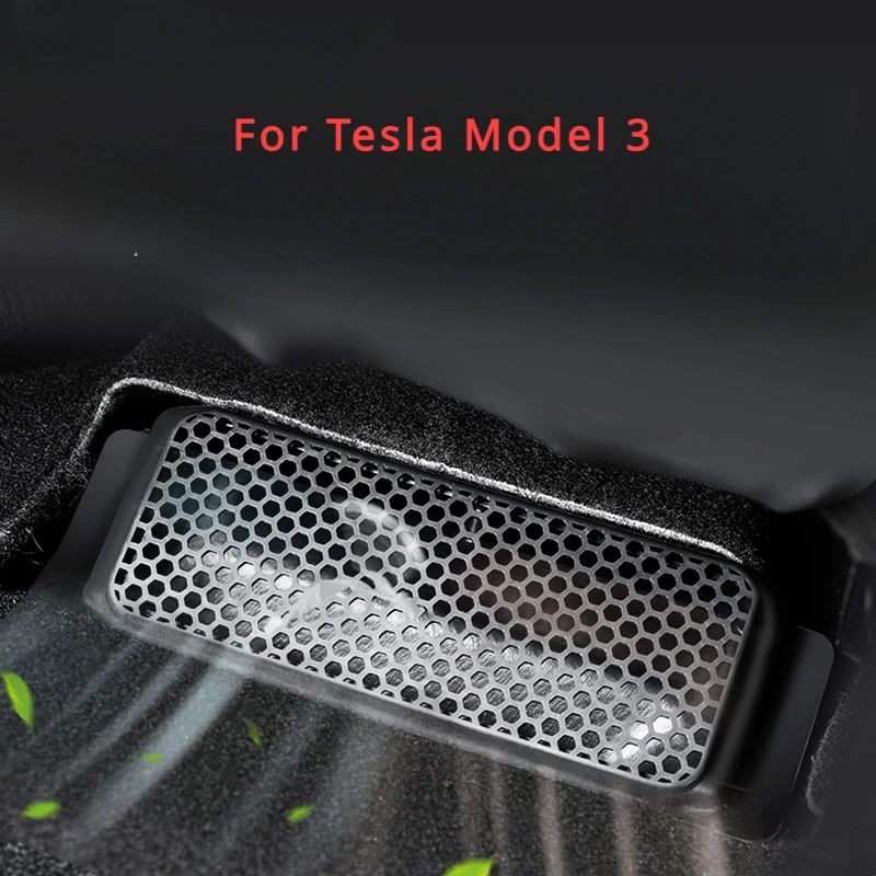 Car-Air-Outlet-Cover-For-Tesla-Model-3-Under-Seat-Vent-Outlet-Dust ...
