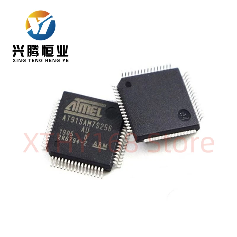 AT91SAM7S256-AU-RISC-Microcontroller-32-Bit-QFP64-AT91SAM7S256-AU-New ...