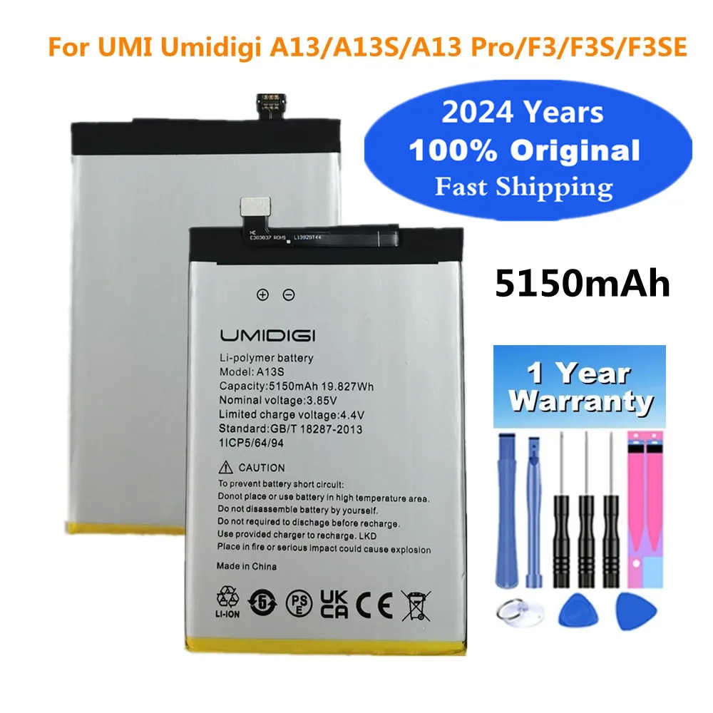 2024-Years-Original-UMI-Battery-For-Umidigi-A13-A13-Pro-A13S-F3-F3S ...