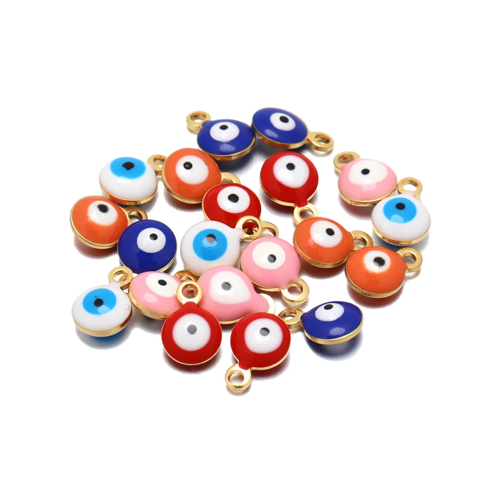 20Pcs-Stainless-Steel-Round-Turkish-Evil-Eye-Charms-Alloy-Connectors ...