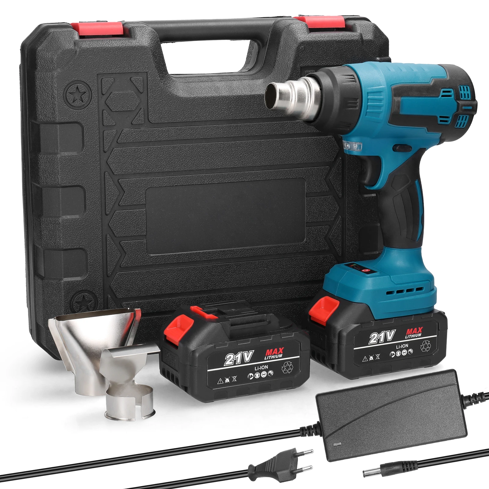 300w Cordless Handheld Hot Air Heating Machine Lithium Battery ...