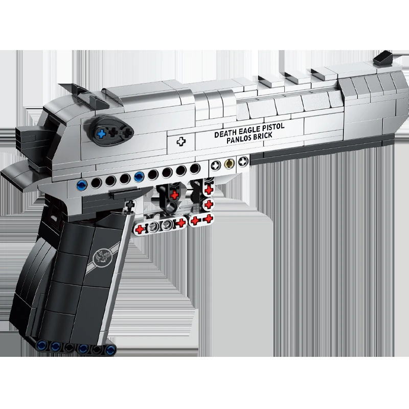 Military Ww2 Desert Eagle Pistol Building Blocks Weapon Gun Moc Bricks ...