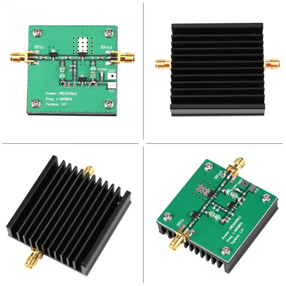 1-930mhz 2w Rf Broadband Power Amplifier Module For Radio Transmission ...