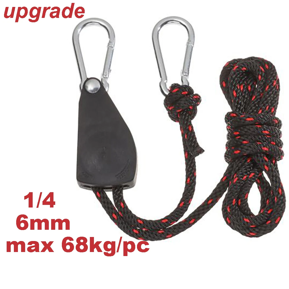 max-68kg-1-4-6mm-Pulley-Ratchets-Kayak-and-Canoe-Boat-Bow-Stern-Rope ...