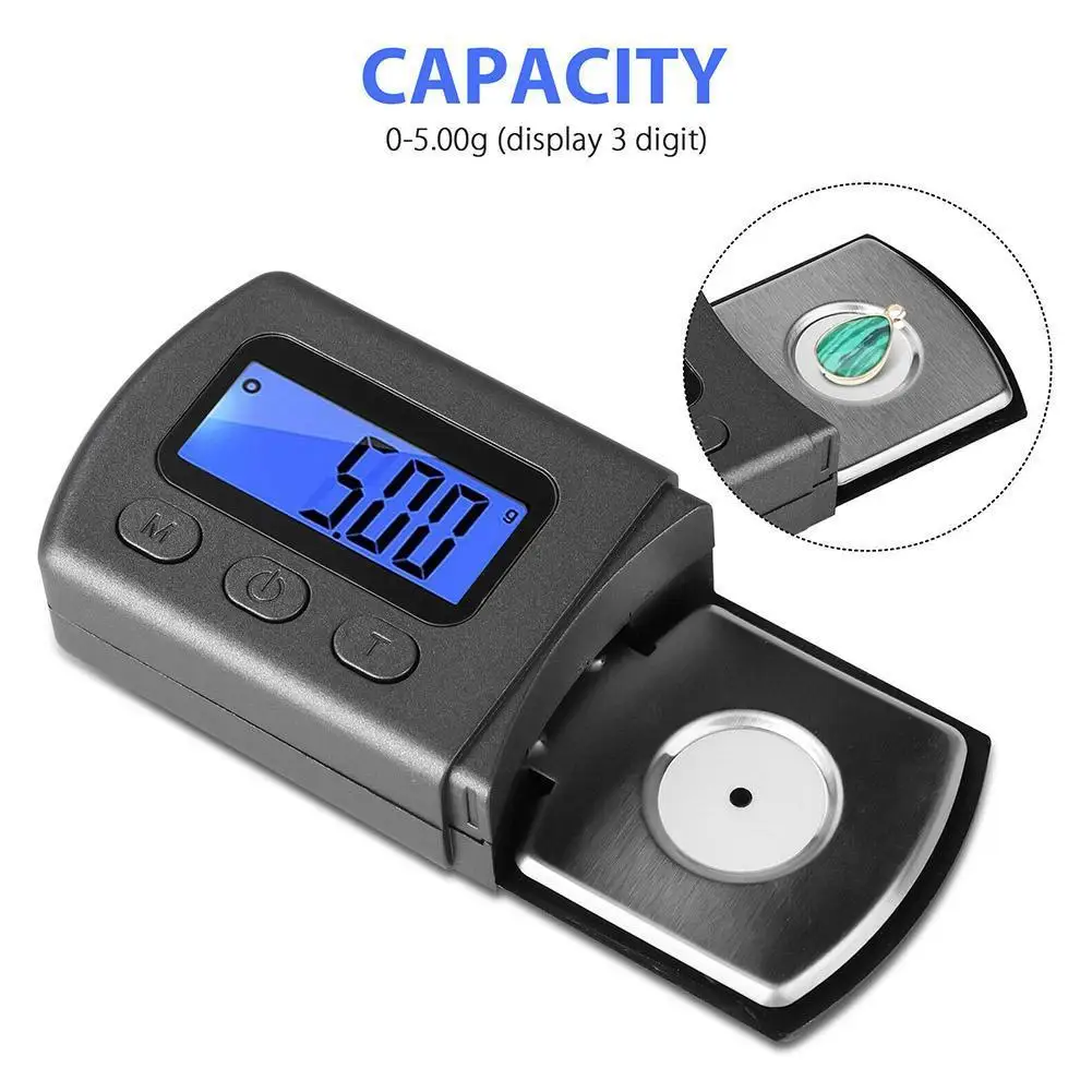 Portable Scale LCD Digital Turntable Stylus Force Meter Gauge Backlight ...