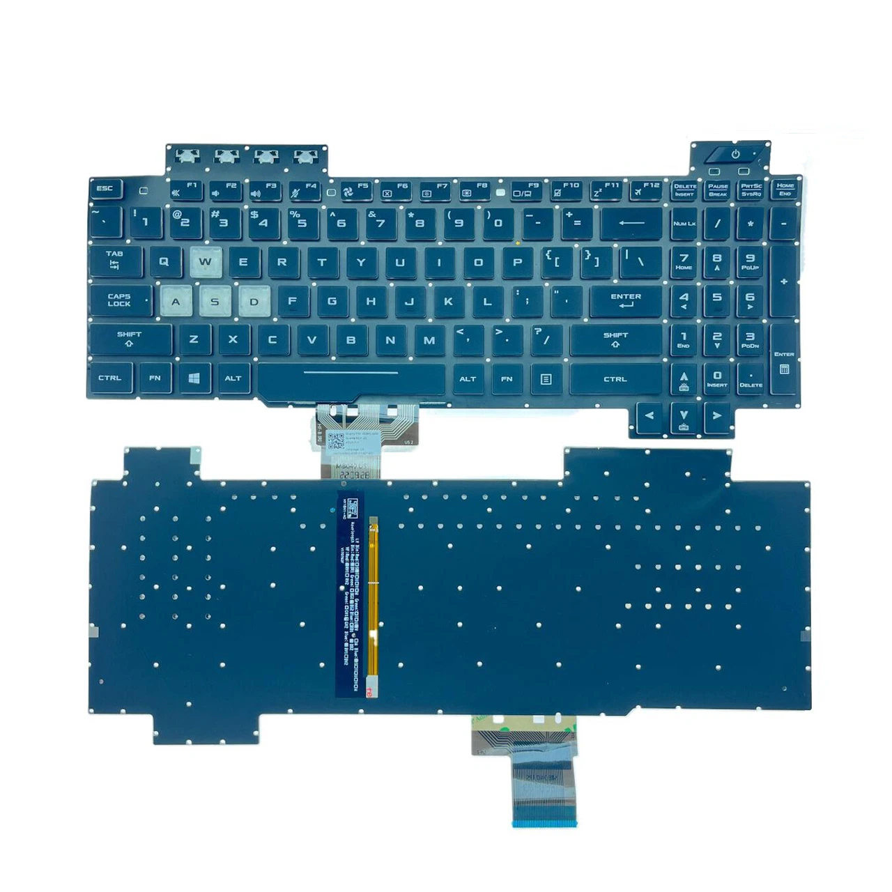 Nuevo Teclado retroiluminado para portátil de EE. UU. RGB para ASUS TUF ...