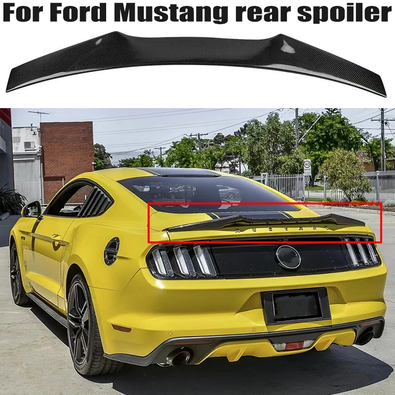 For-Ford-Mustang-spoiler-2015-2016-2017-2018-High-Quality-FRP-Real ...