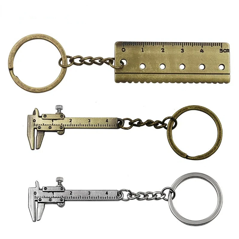 Fashion-Mini-Vernier-Caliper-Keychain-Portable-3D-Metal-Rulers-Movable ...