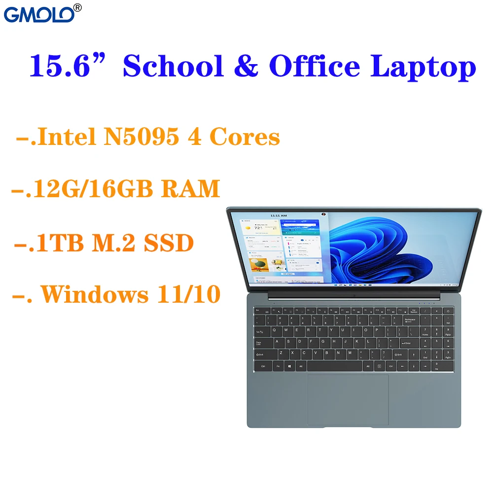 GMOLO-Gaming-Laptop-Computer-15-6-inch-Intel-N5095-Quad-core-16GB-12GB ...