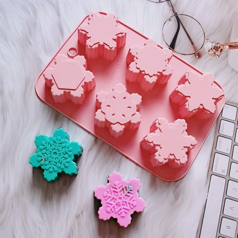 Multi-style-Snowflake-Soap-Making-Tool-DIY-Flower-Snow-Candle-Gypsum ...