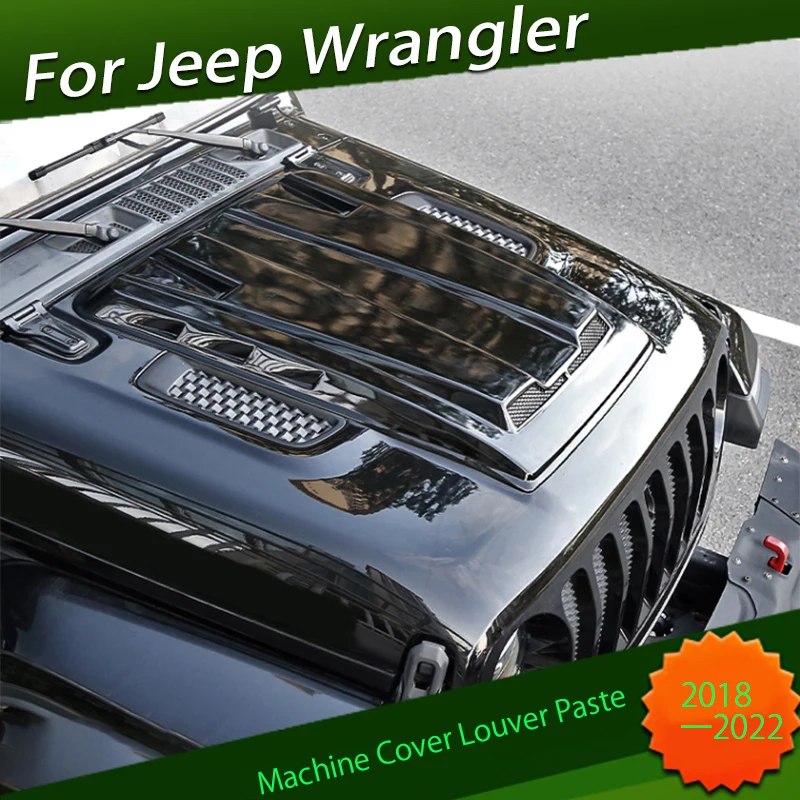 Engine-Cover-Louver-Stickers-Fit-for-Jeep-JL-Wrangler-4XE-2018-2019 ...