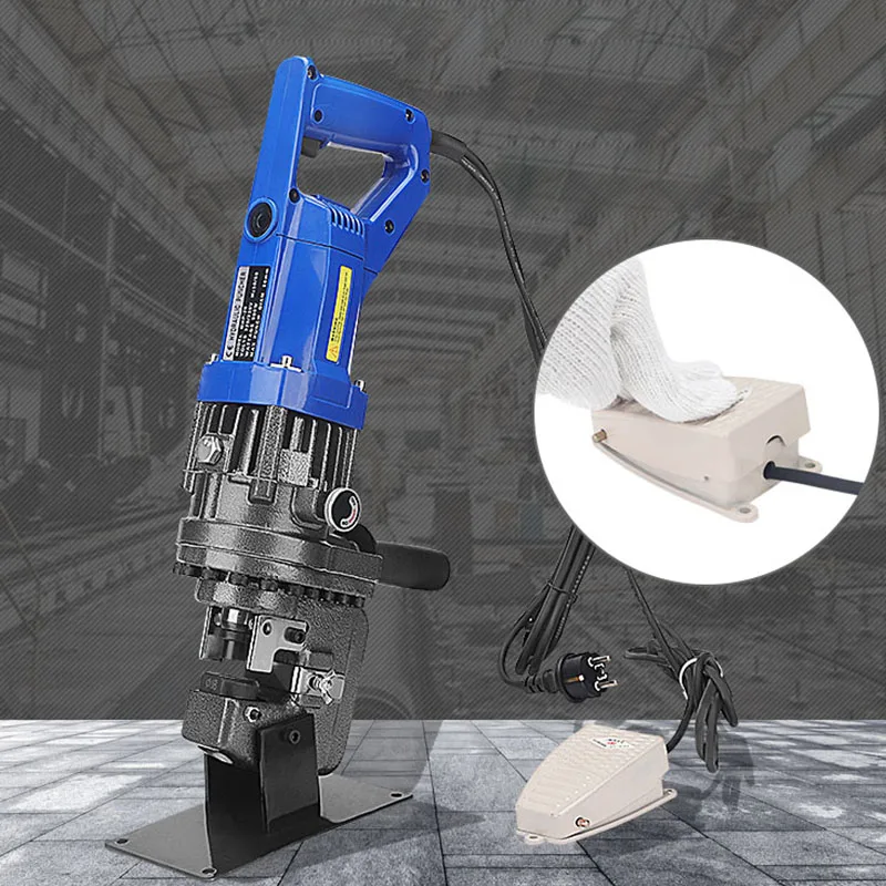 220V-110V-Hydraulic-Punching-Machine-Handheld-Angle-Channel-Steel ...