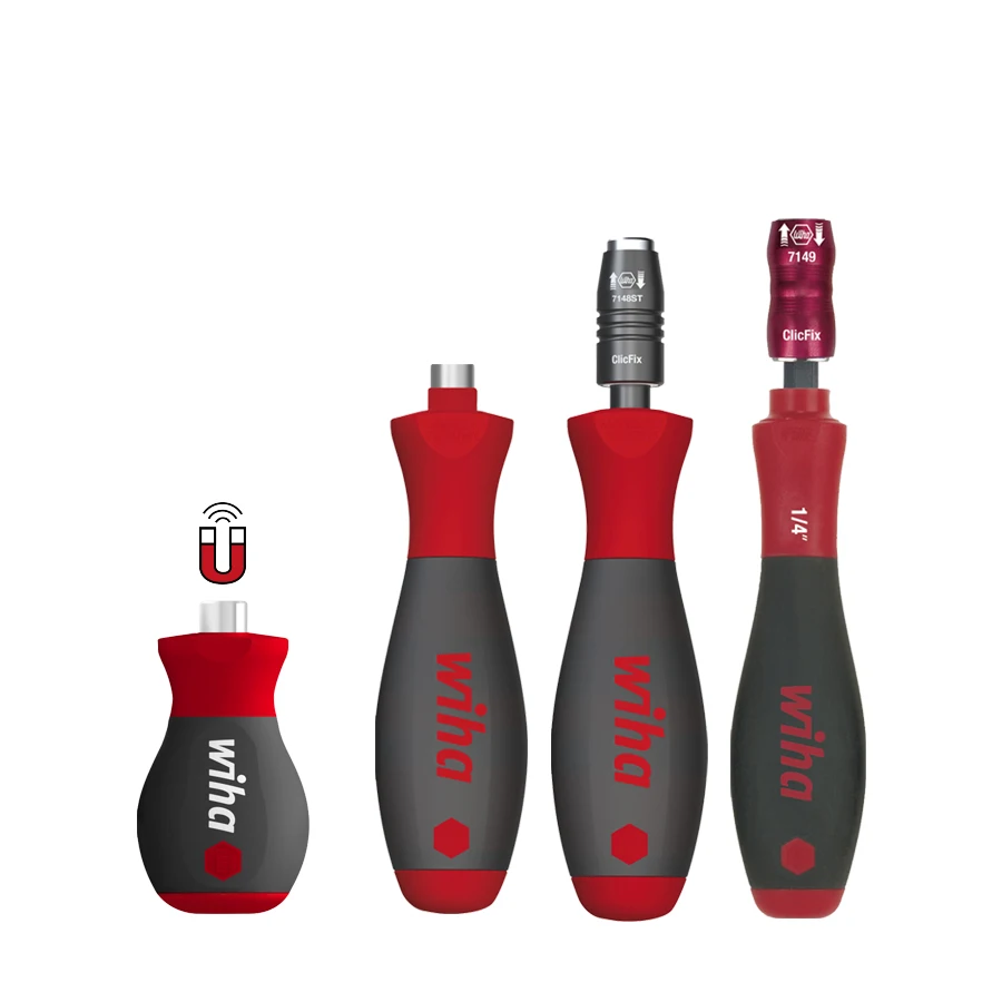 WIHA-Destornillador-hexagonal-de-1-4-pulgadas-mango-de-soporte-de-broca ...