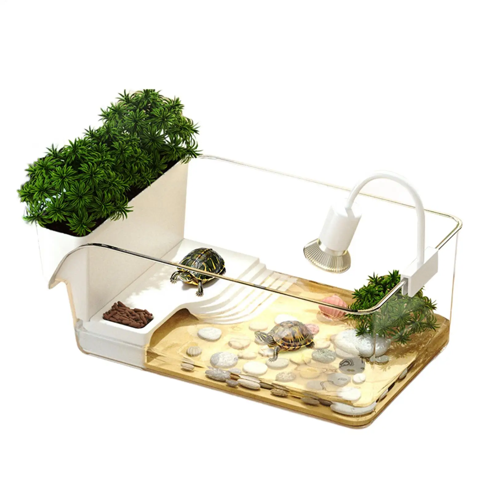 Water Turtle Tank Plastic Reptile Turtle Turtle Tank Aquarium Drop ...
