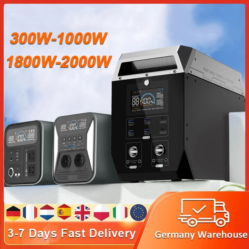 2000W-Best-Portable-Power-Station-1800W-300W-Lifepo4-Batteries-Powerful ...