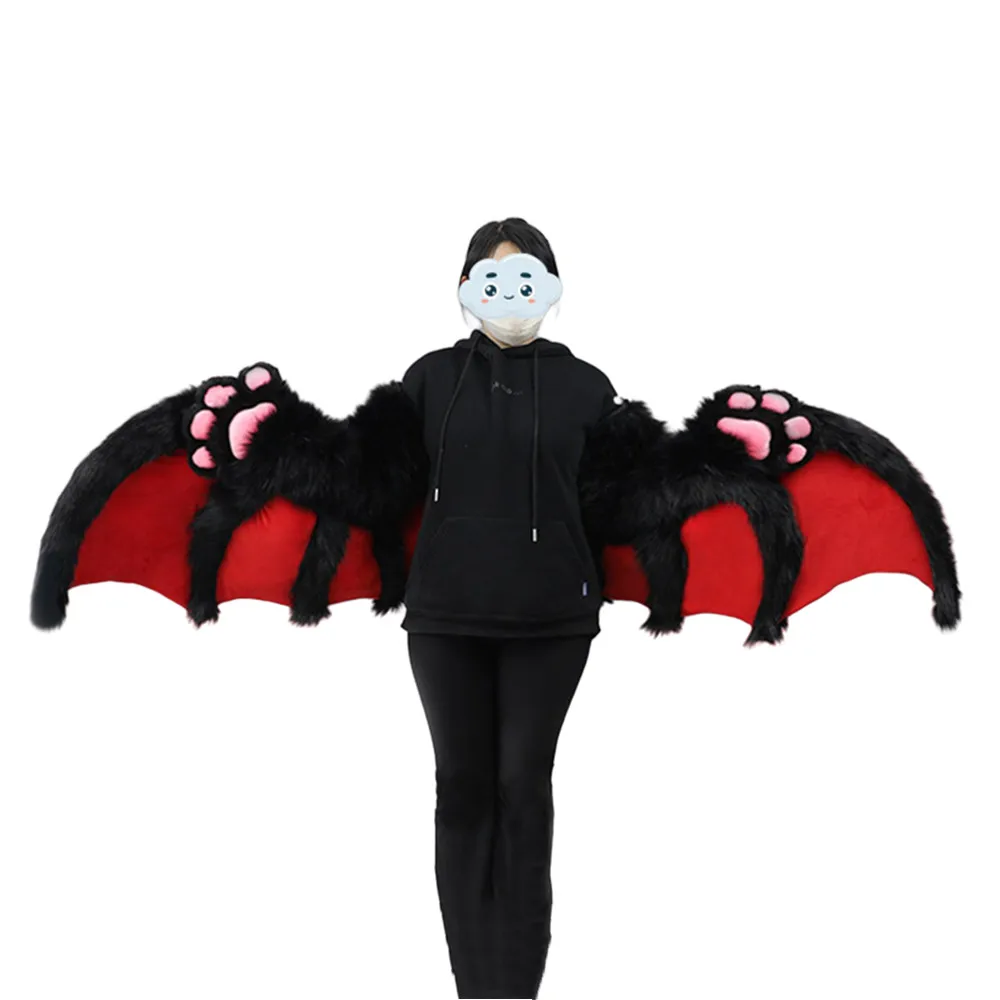Handicrafts-Bionic-Simulated-Furry-Bat-Wing-Animal-Cosplay-Accessories ...