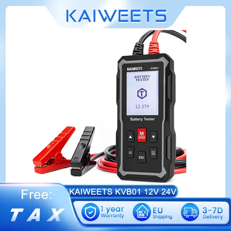 KAIWEETS-KVB01-12V-24V-Car-Battery-Tester-100-2000-CCA-Cranking-Loading ...