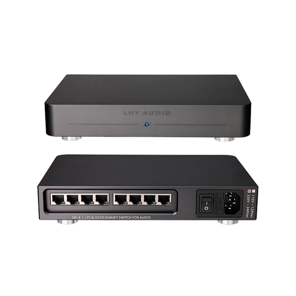 8-Bit-Gigabit-HIFI-Audio-Ethernet-Switch-Full-Linear-DC-Power-Supply-SC ...
